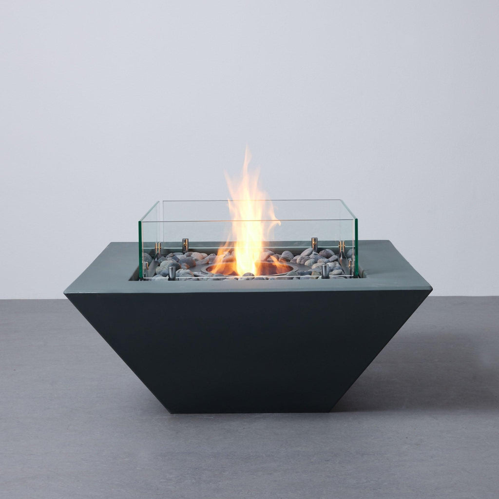 Wedge Square Bioethanol Fire Pit– System Pavers Outdoor Store